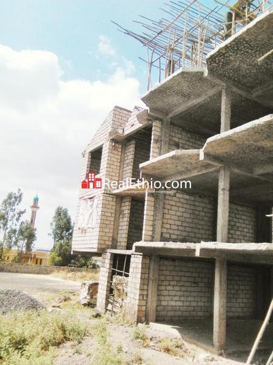 House for sale, Akaki Tulu Dimtu condo site, 72 meter square, Ethiopia.