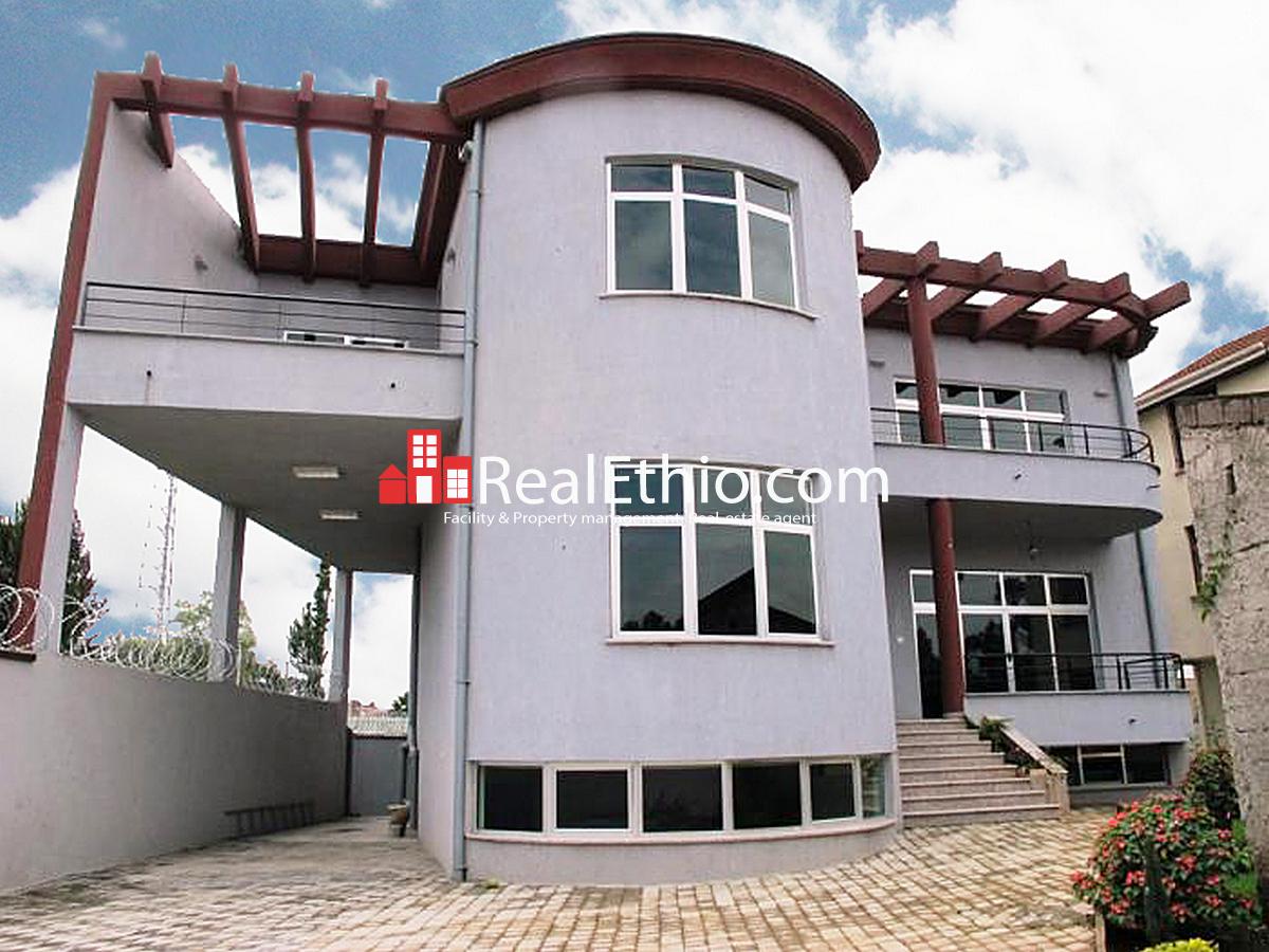 5 BR new ground plus 2 house for rent at Oldairport Bisrate Gebriel ...