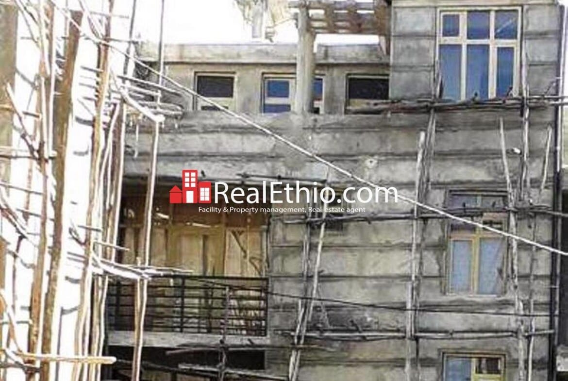 Lebu Haile garment, G+3 house for sale, Addis Ababa.