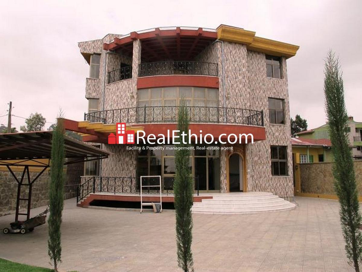 7 BR ground plus 2 house for rent at Semien Mazegaga, Addis Ababa ...