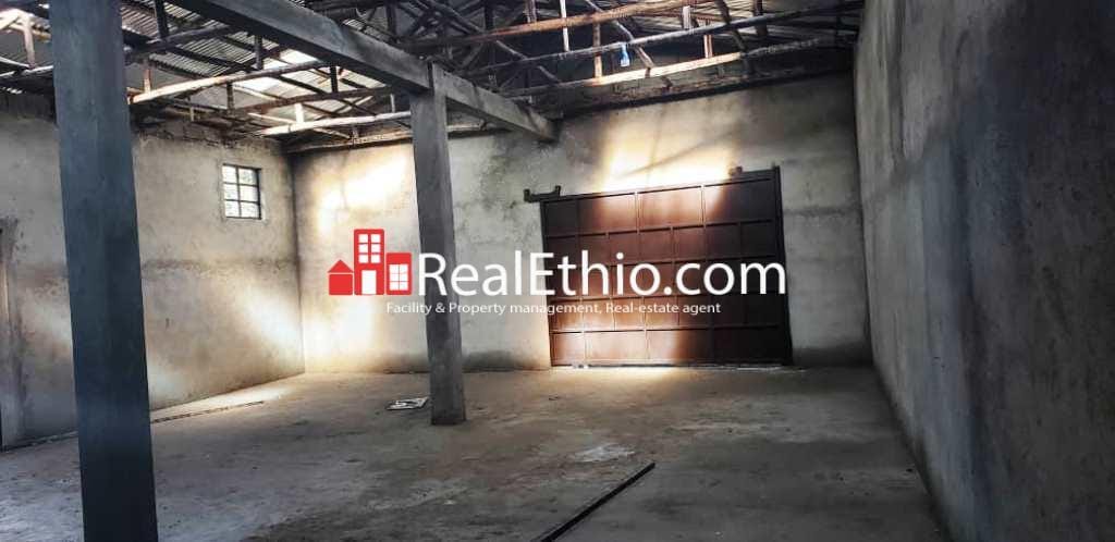 Lideta Abinet, 134 meter square store or warehouse for rent, Addis ...