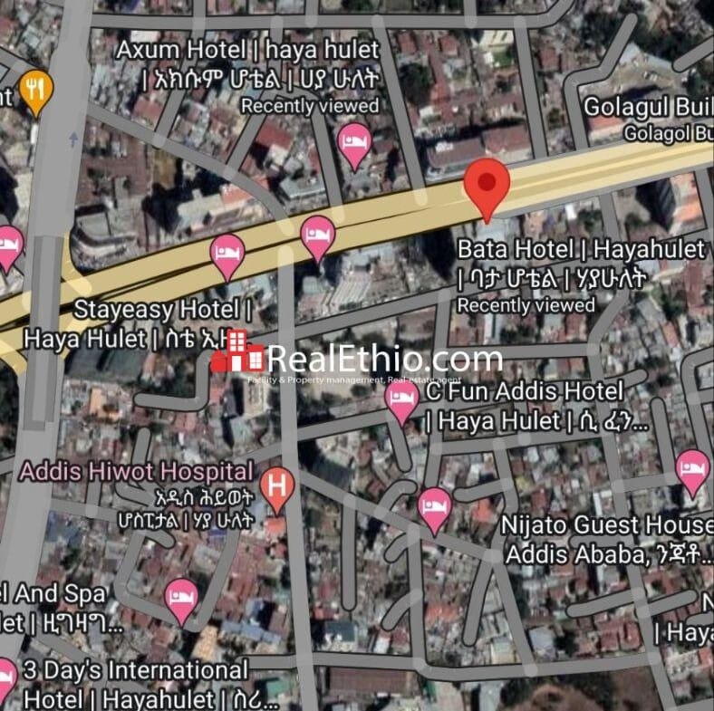 Hayahulet, Land or house for Sale, Addis Ababa.